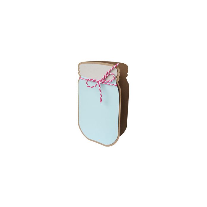 mason jar shadow card