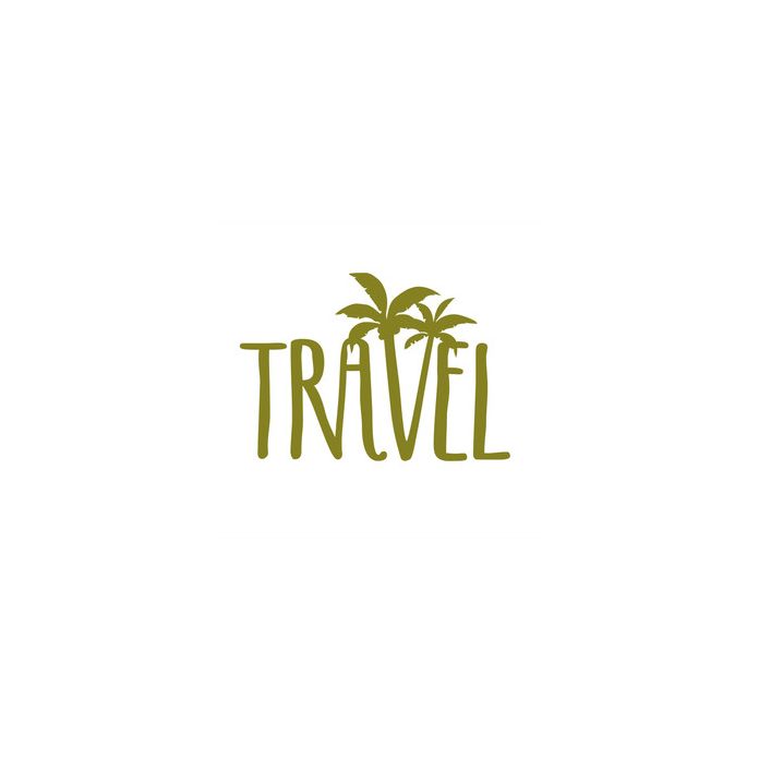 travel word art