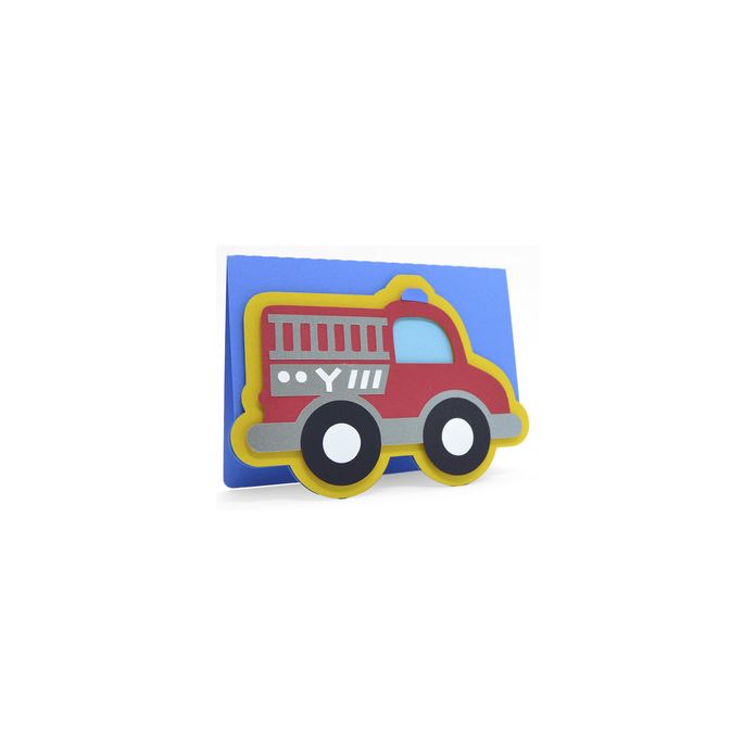 fire truck card