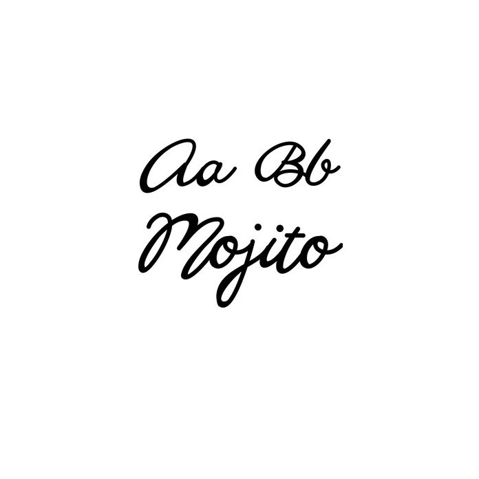 mojito font