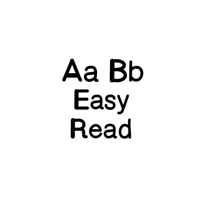 easy read font