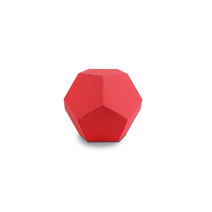 3d 12 sided shape