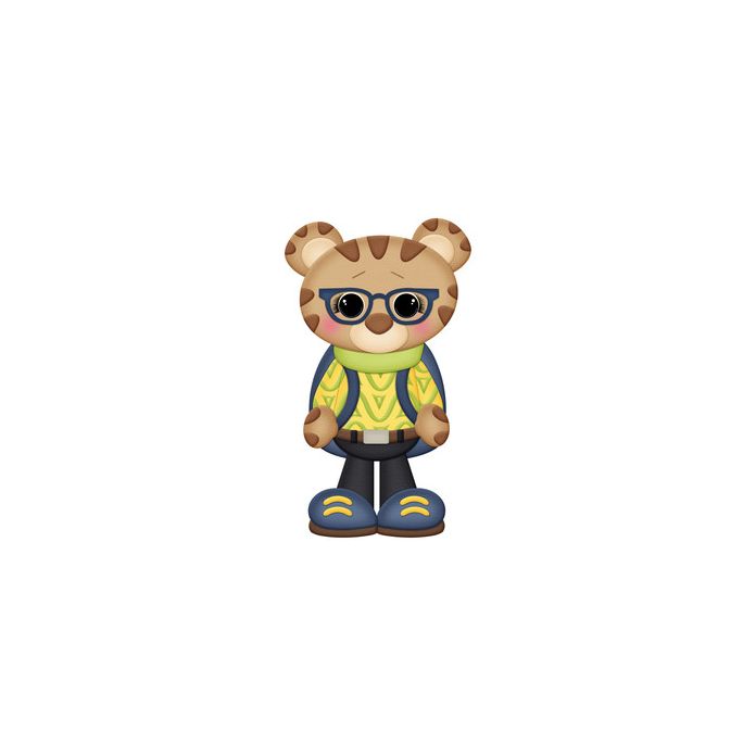 leopard school boy