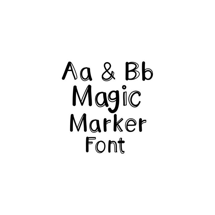 magic marker font