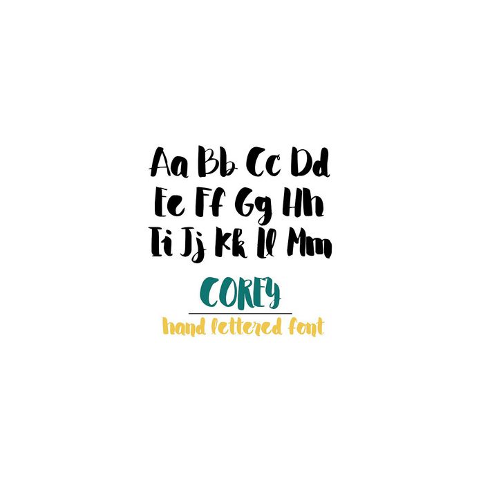 corey font