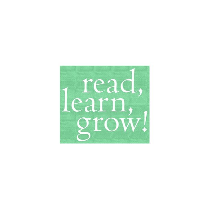 read learn grow phrase