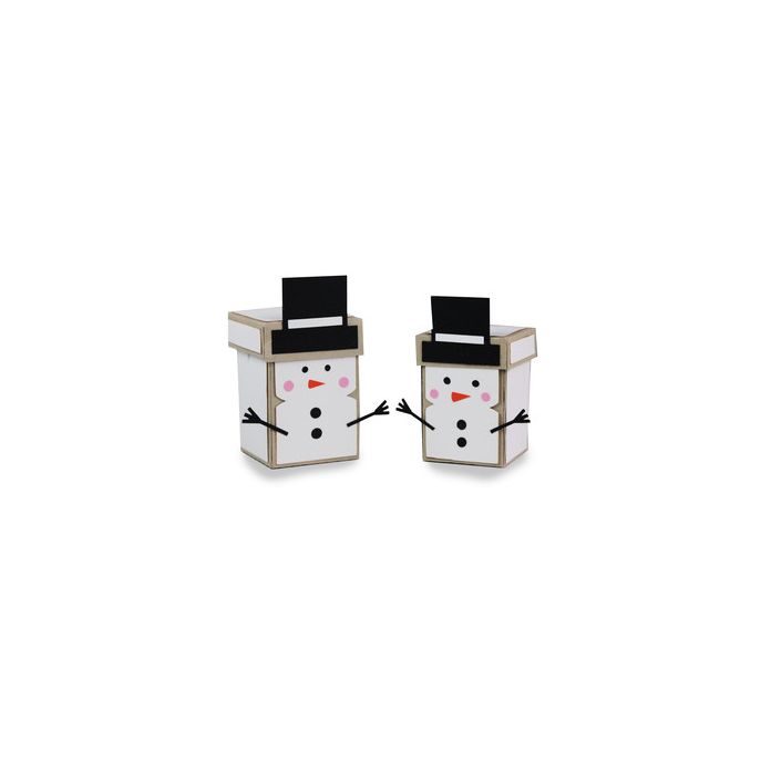 snowman nesting boxes