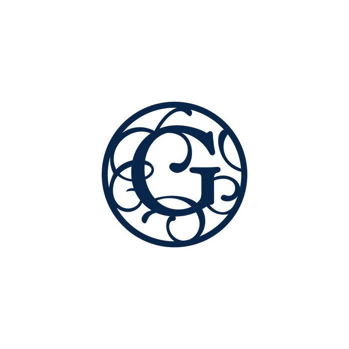 circle flourish monogram g