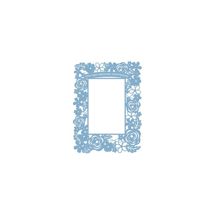 first wedding anniversary photo frame