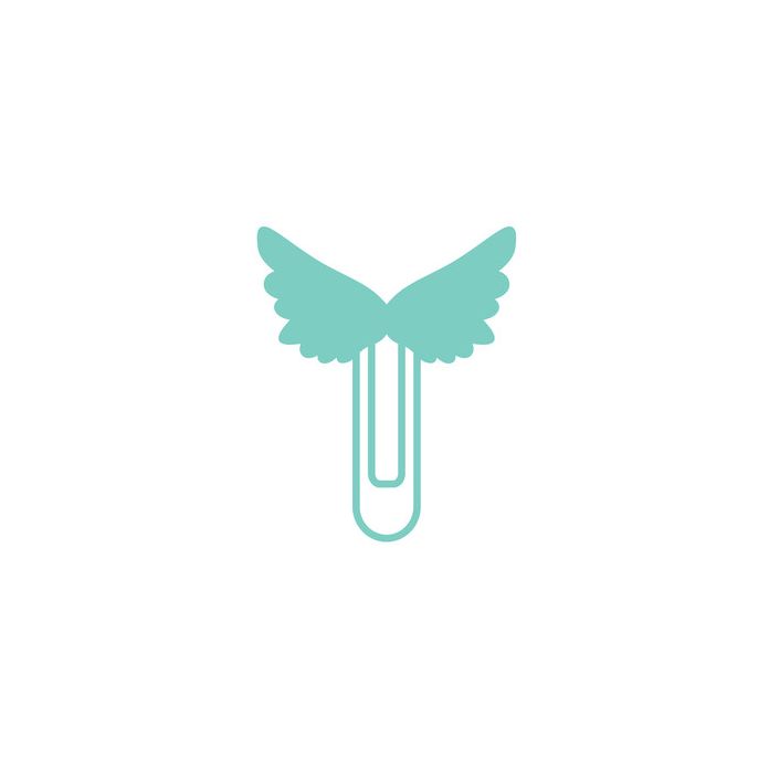 angel wings paperclip