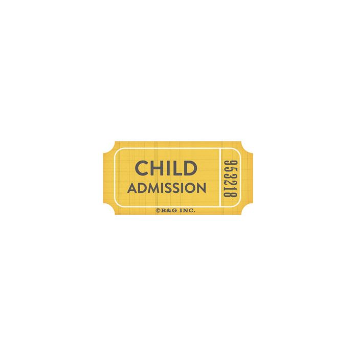 child admission ticket