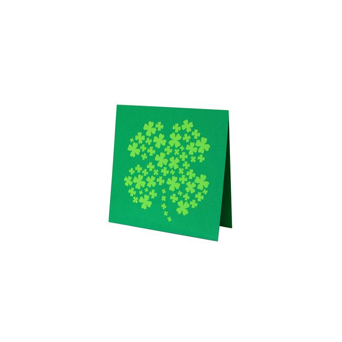 shamrock cluster card