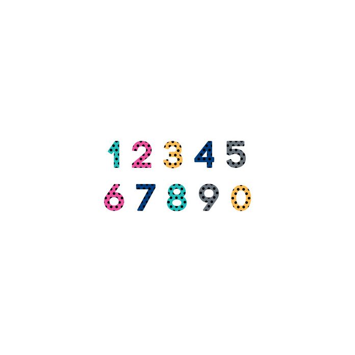 polka dot numbers