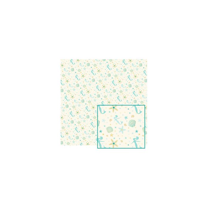 mermaid-themed paper