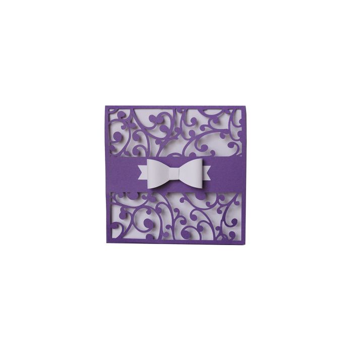 bow flourish card