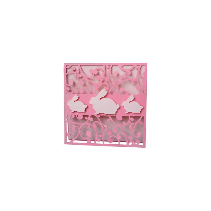 rabbit flourish card