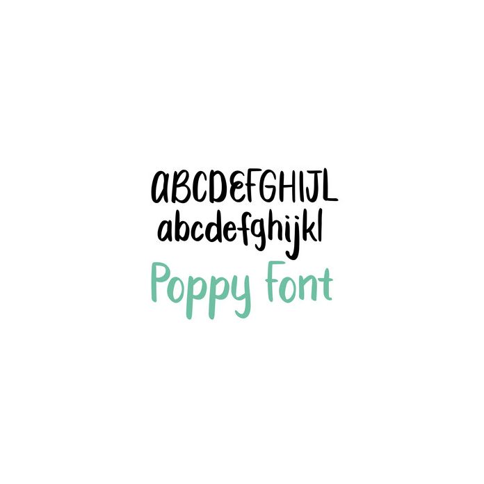 poppy font