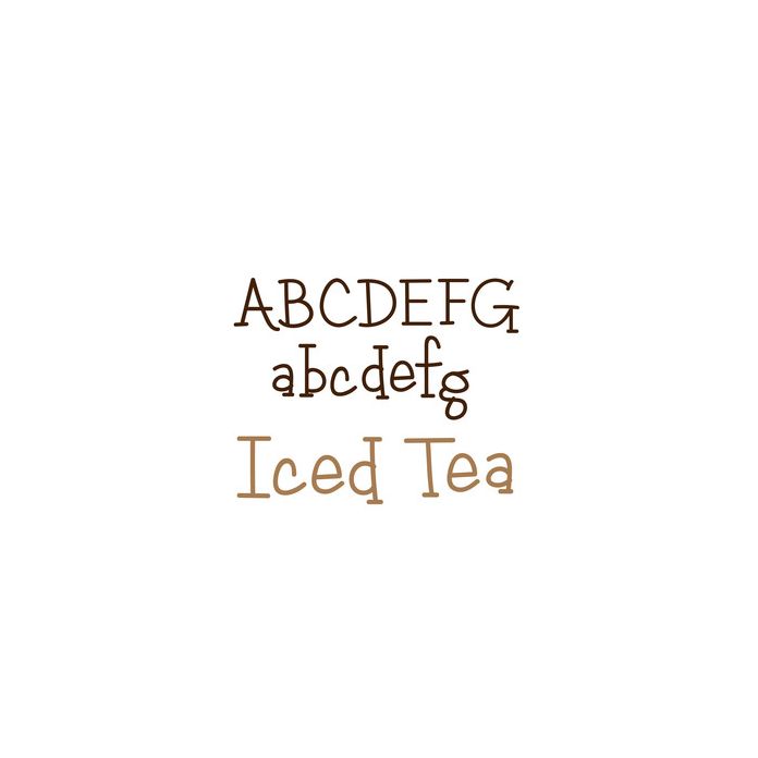 iced tea font