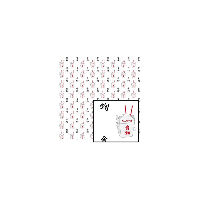novelty chinese food paper