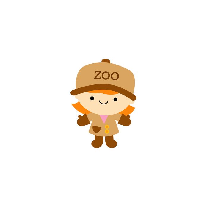 zoo keeper girl - at the zoo