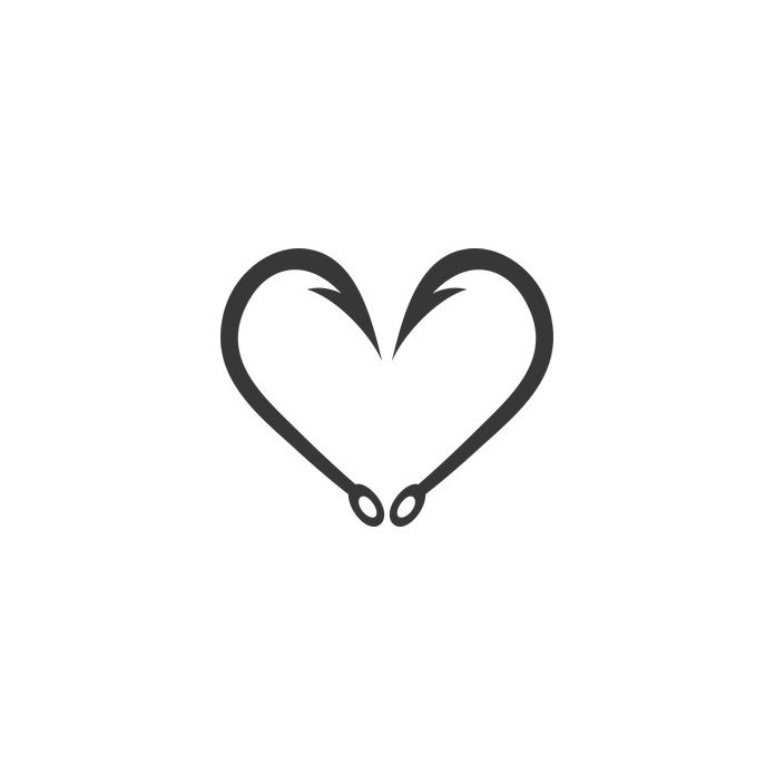 heart fish hook