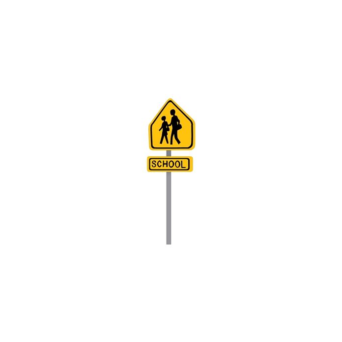 school crossing sign