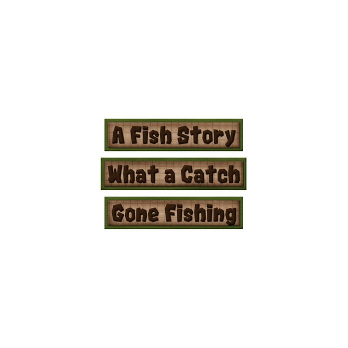 fishing word art