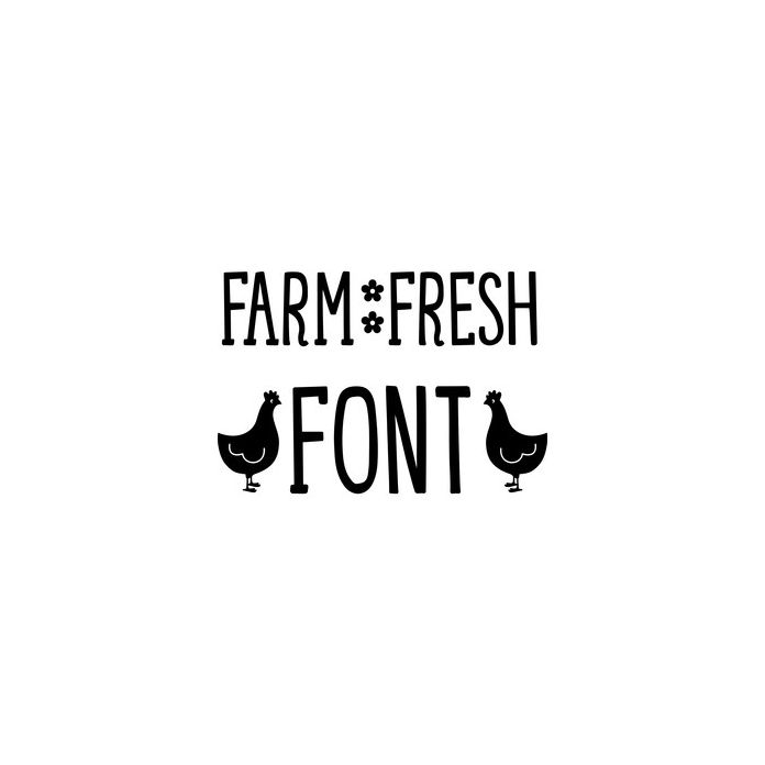 farm fresh font