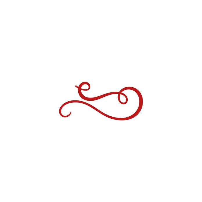 long curly swirl
