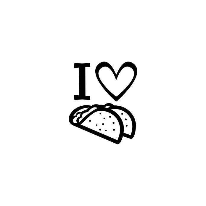 i heart tacos
