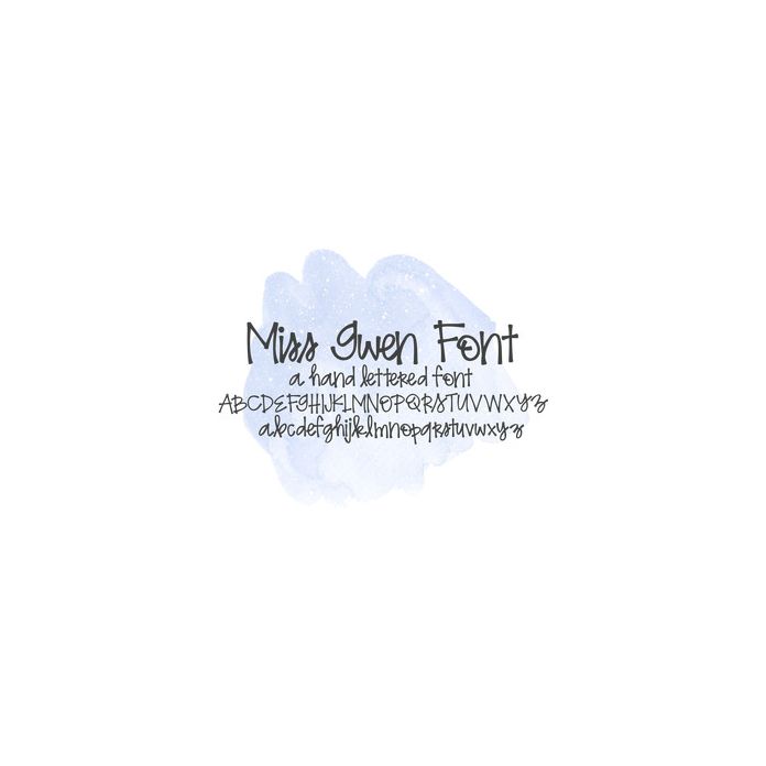 miss gwen font