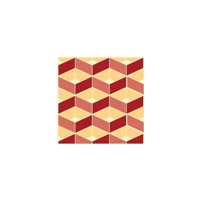 retro block pattern