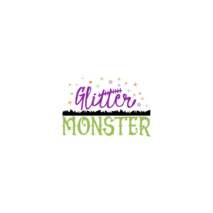 glitter monster