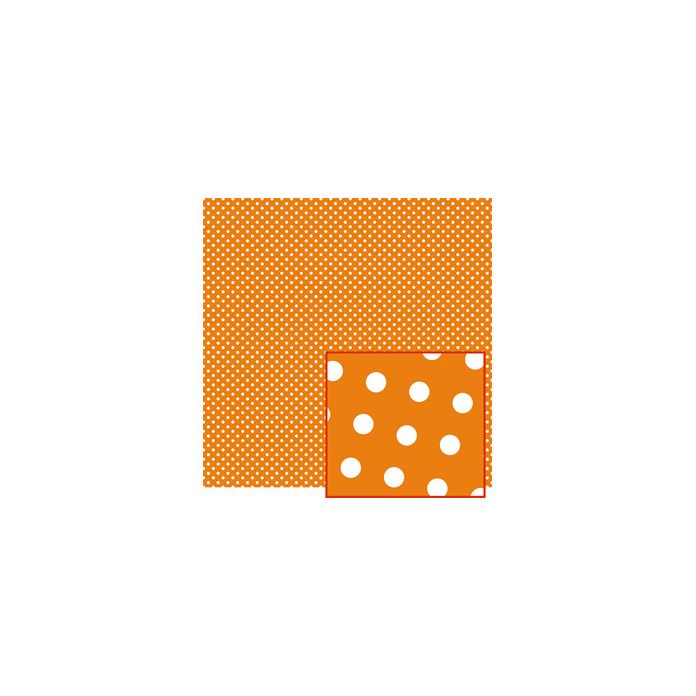 orange polka dot pattern