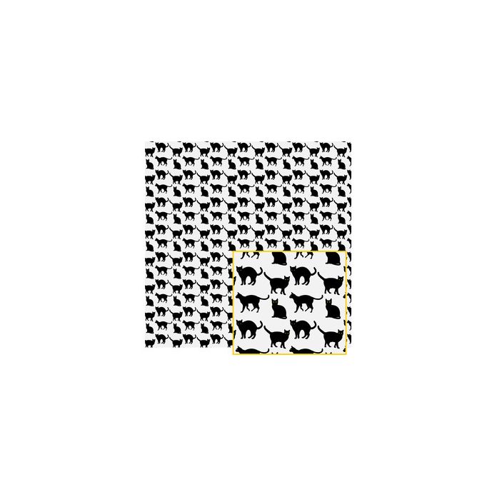 black cats pattern
