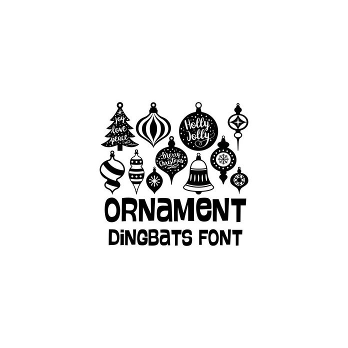 ornament dingbats font