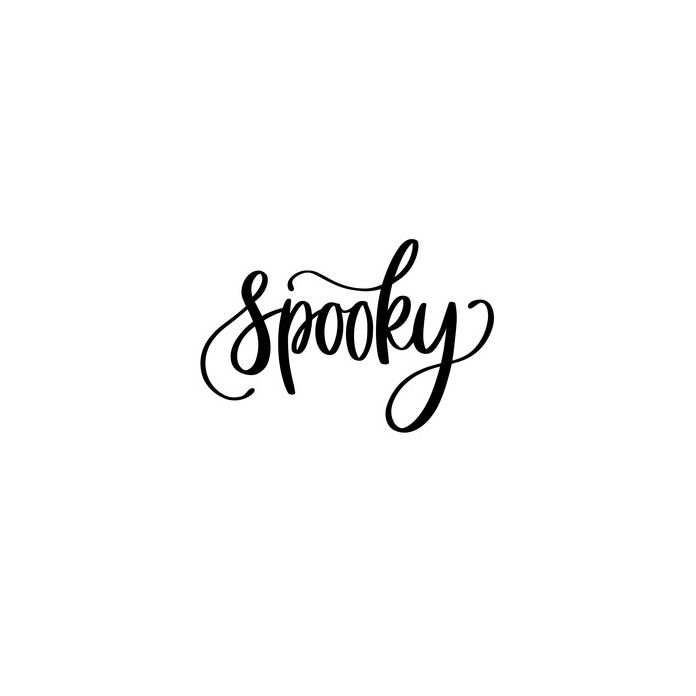 spooky halloween word