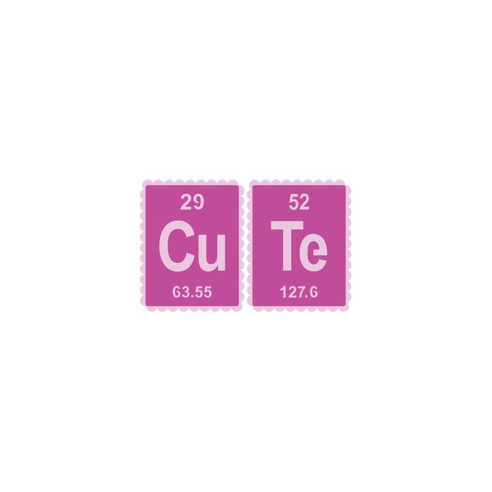 periodic table cute
