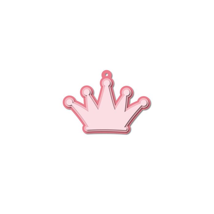 layered crown tag