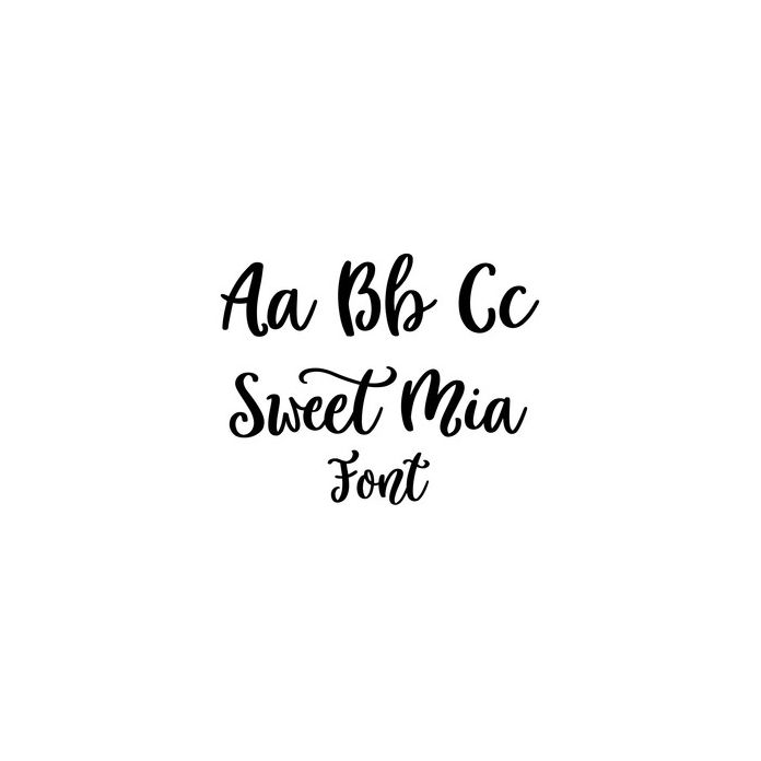sweet mia font