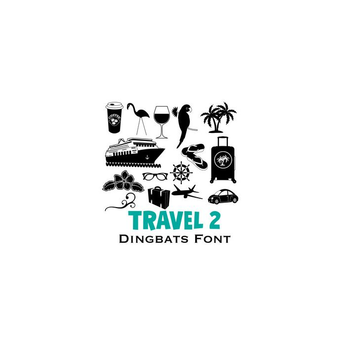 travel 2 dingbats font