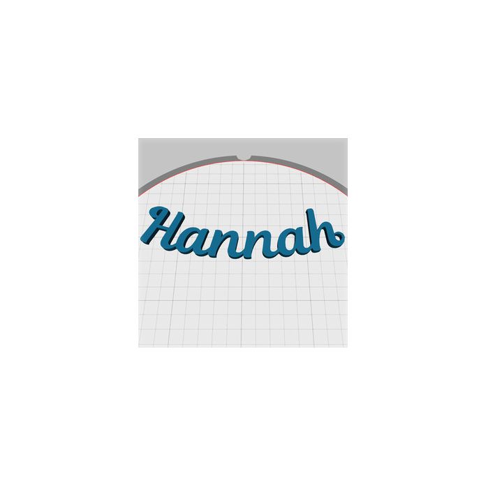 hannah name pendant