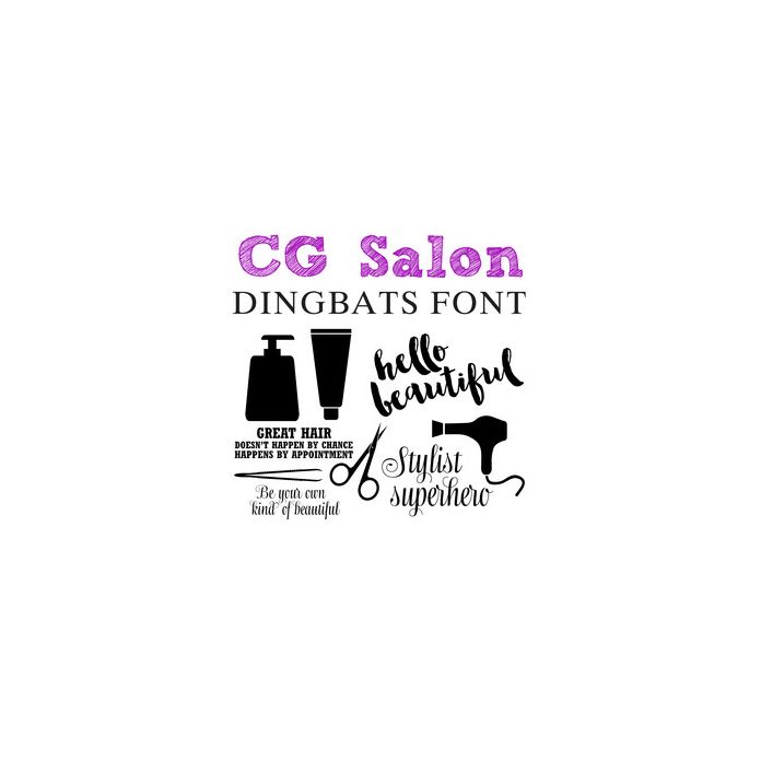 cg salon dingbats