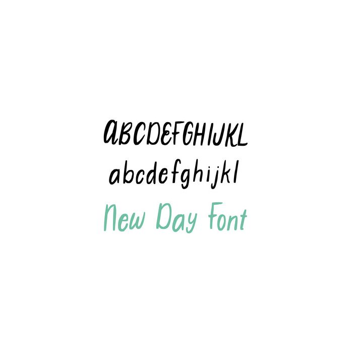 new day font