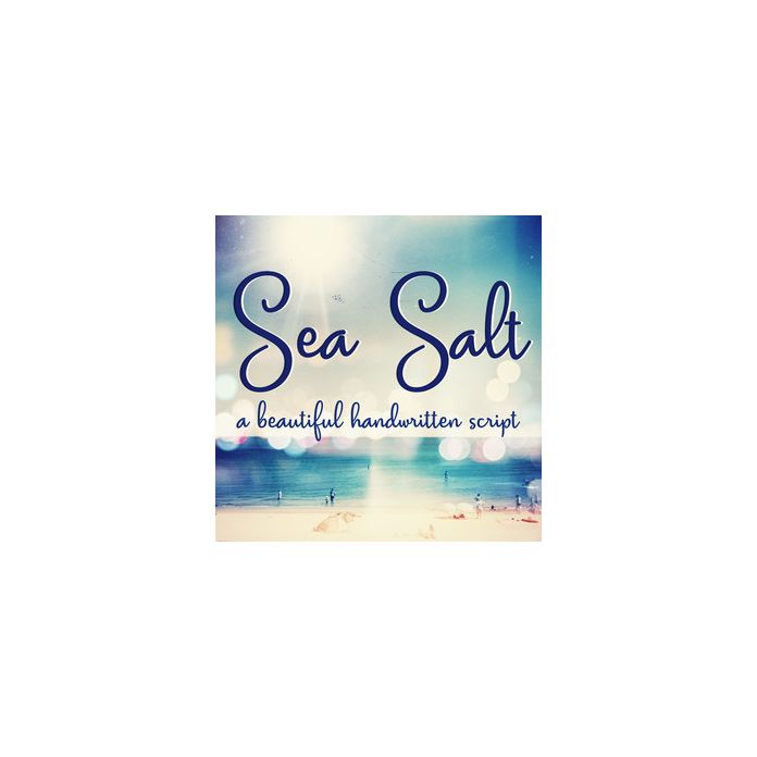 silhouette sea salt font