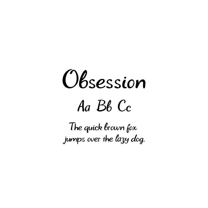 cg obsession font