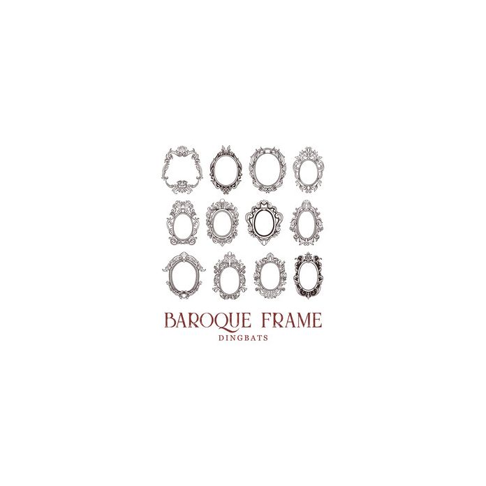 baroque frame dingbat