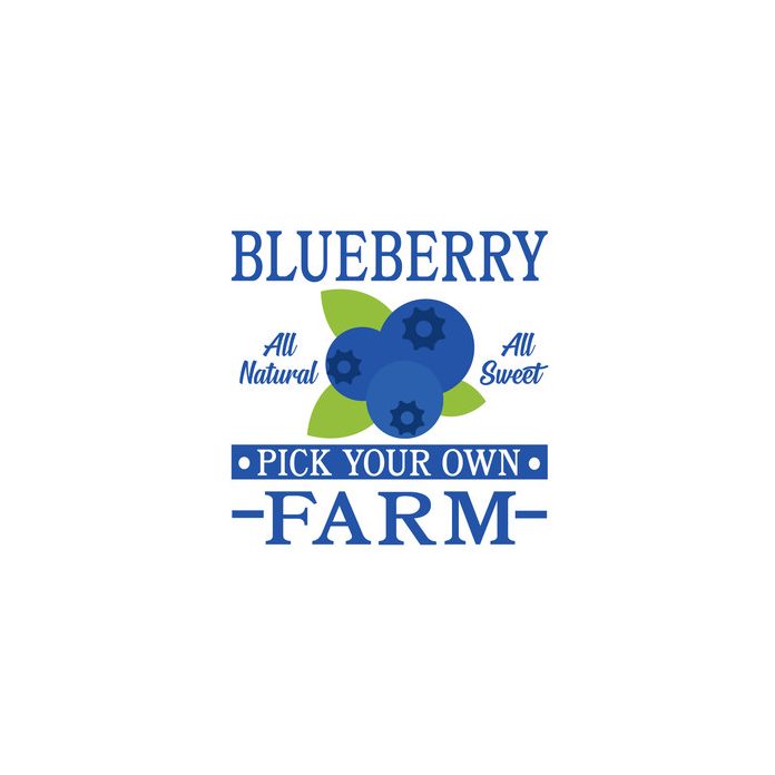 blueberry farm sign