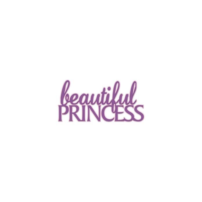 'beautiful princess' word art