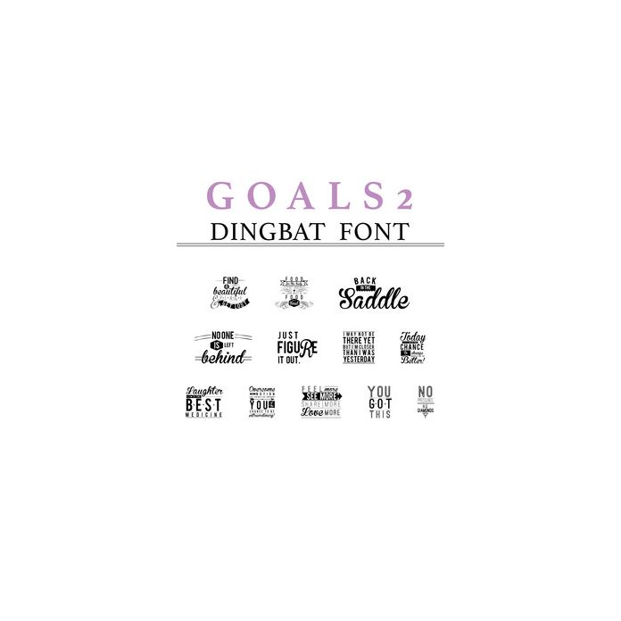 goals 2 dingbat font